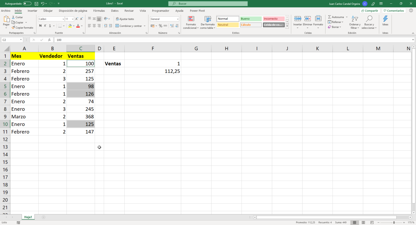 Función PROMEDIO.SI.CONJUNTO de Excel - IGF - Instituto Galego de Formación