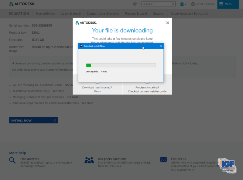 Instalar Autodesk Revit 2020 - IGF - Instituto Galego de Formación
