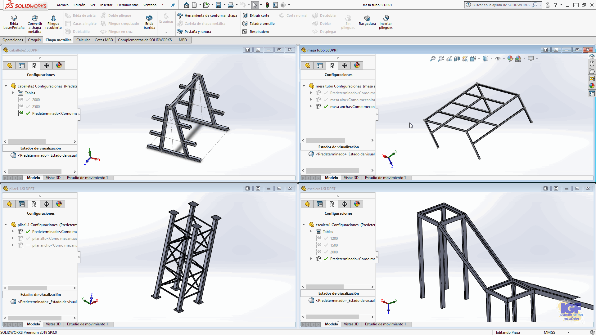 Cursos avanzados de SOLIDWORKS - IGF - Instituto Galego de Formación