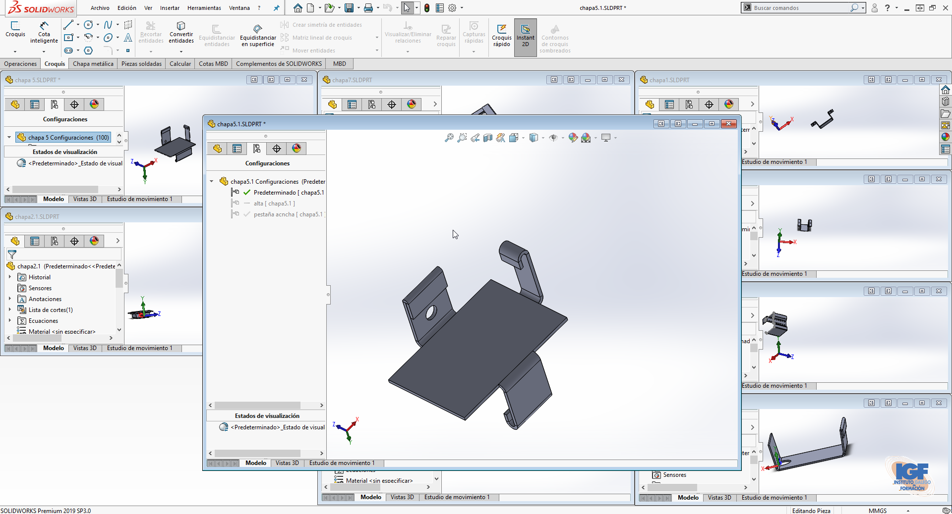 Cursos profesionales de SOLIDWORKS - IGF - Instituto Galego de Formación
