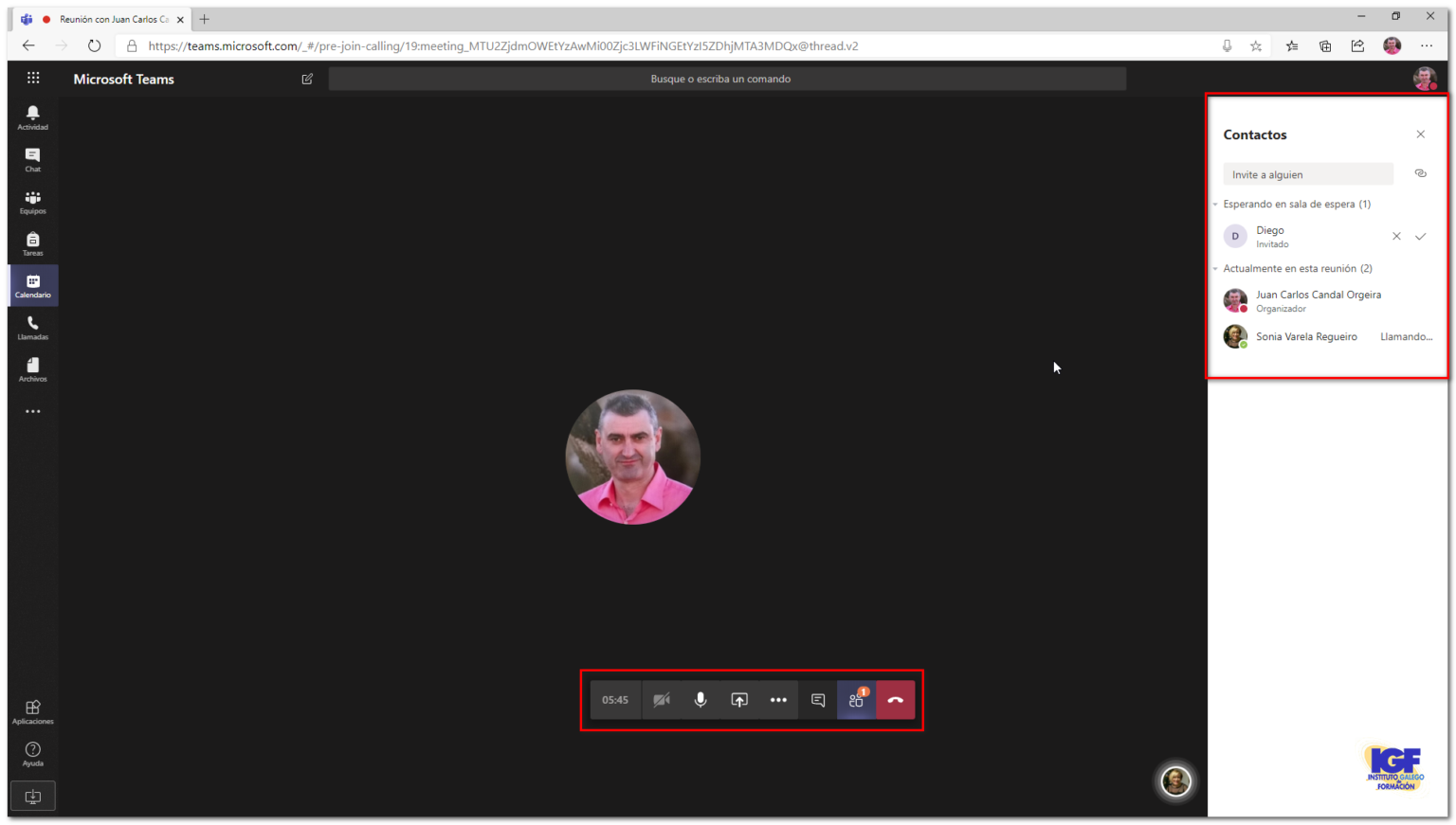 Como crear una reunión con Microsoft Teams - IGF - Instituto Galego de ...