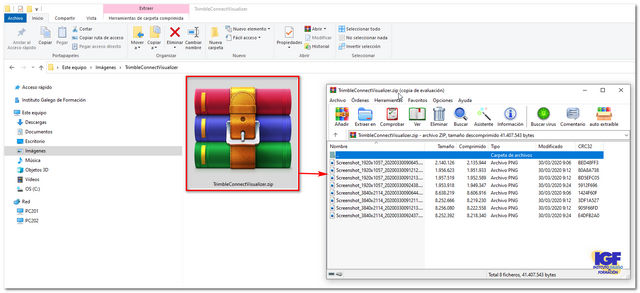 Comprimir y descomprimir ficheros con Winrar - IGF - Instituto Galego ...
