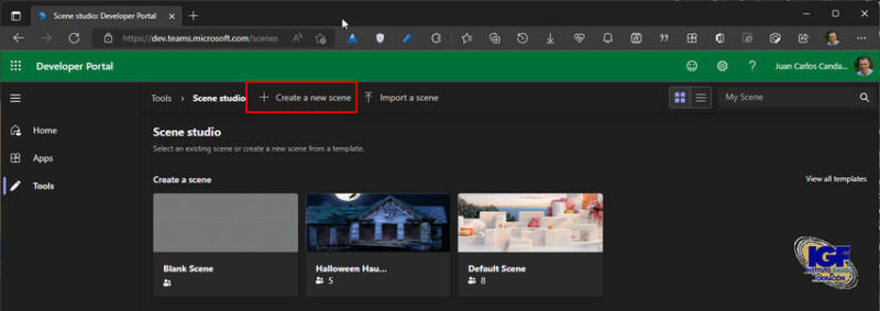 Crear escenas para Microsoft Teams - IGF - Instituto Galego de Formación